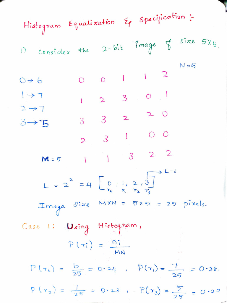 Histogram Equalization | PDF