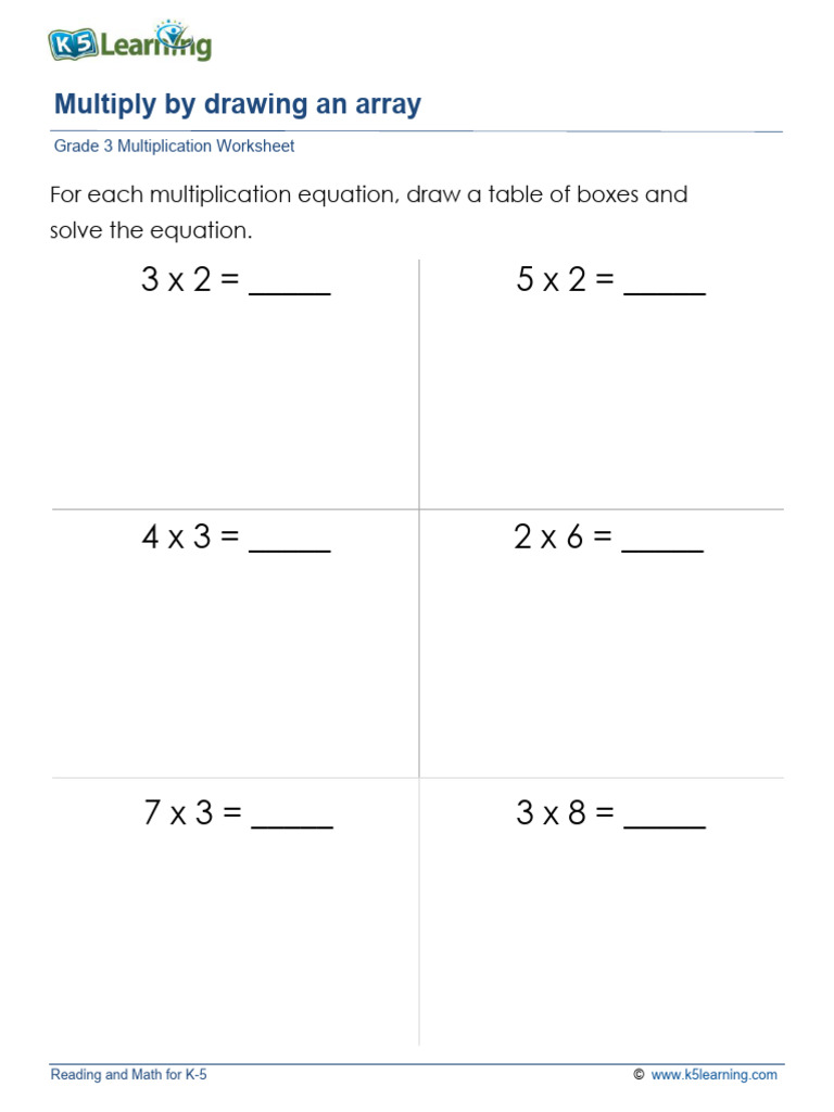 grade-3-multiply-draw-array-b | PDF