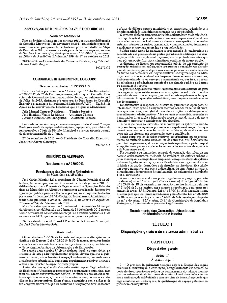 REGULA_1 | PDF | Urbanização | Construção