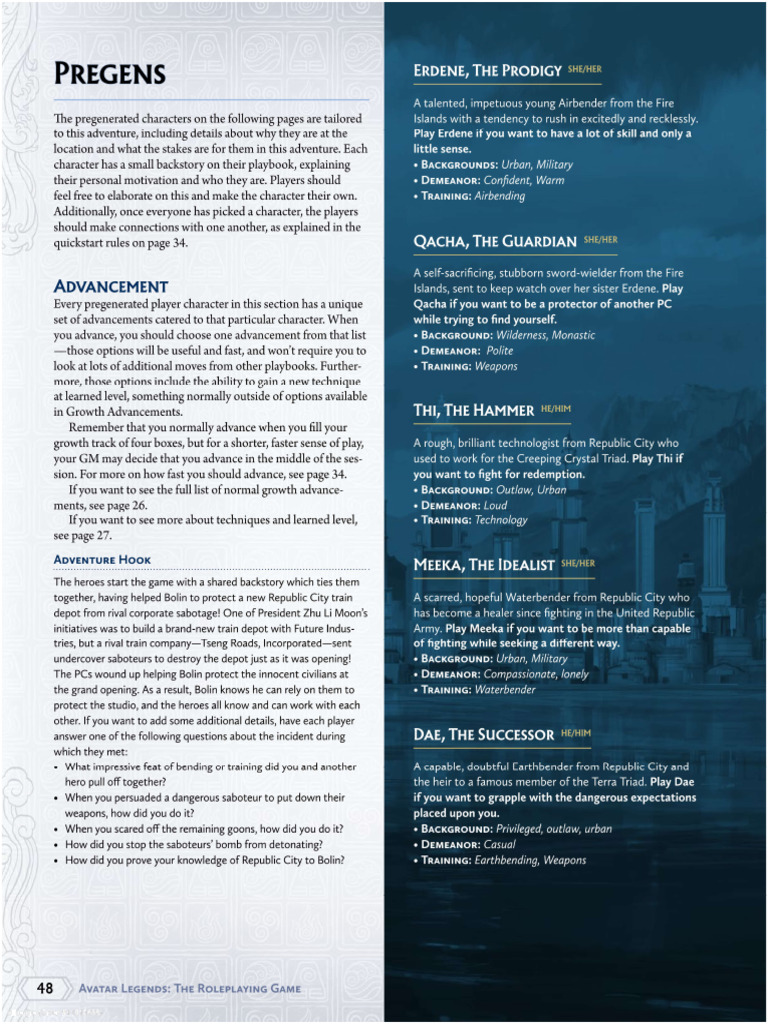 Movers Characters | PDF