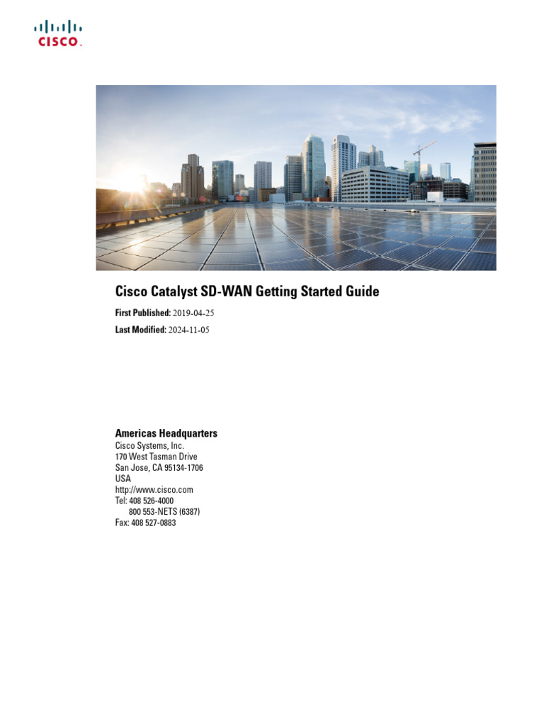 sdwan-xe-gs-book | PDF | Computer Network | Routing
