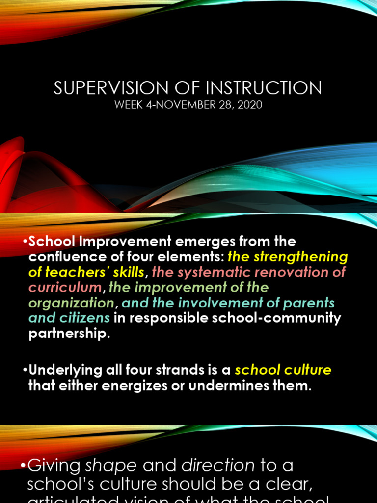 Ricver-Supervision PF Day4 | PDF | Teachers | Philosophy Of Education