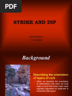Understanding Strike and Dip in Geology | PDF