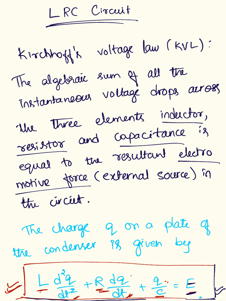 LRC Circuit Problems | PDF