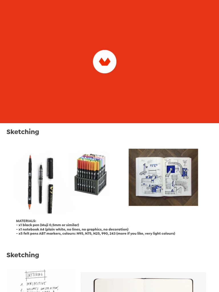 Sketching Guide For Interior Design Projects | PDF | Design