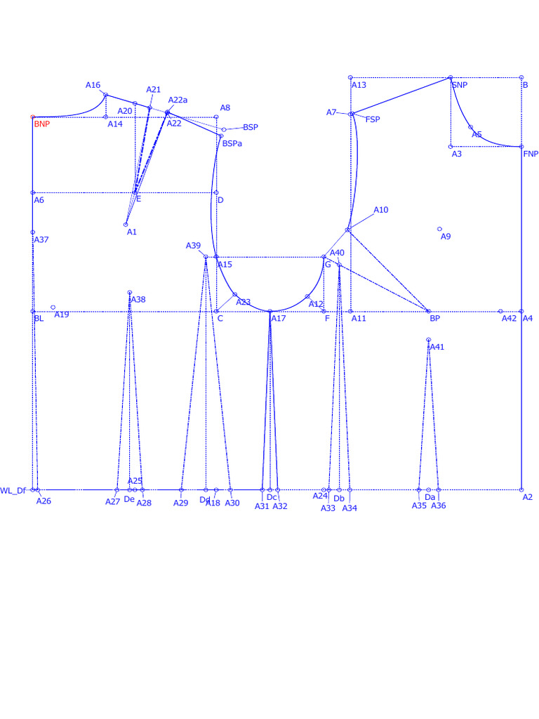Bunka Master Bodice - Block | PDF