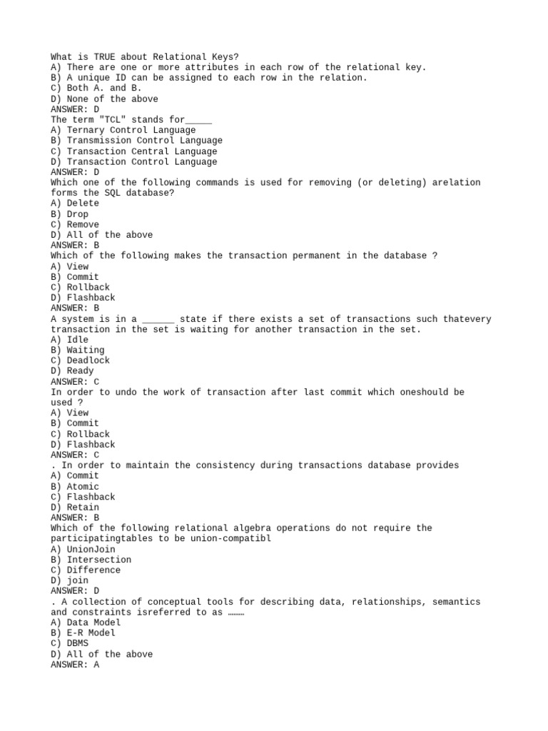 DBMS UNIT-2 | PDF | Relational Model | Sql DBMS UNIT-2 | PDF | Relational Model | Sql