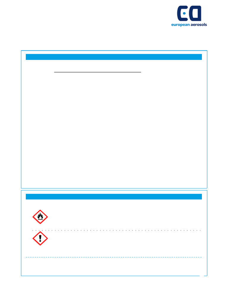 MAXI COLOR SPRAY PAINT Safety Data Sheet | PDF | Dangerous Goods ...