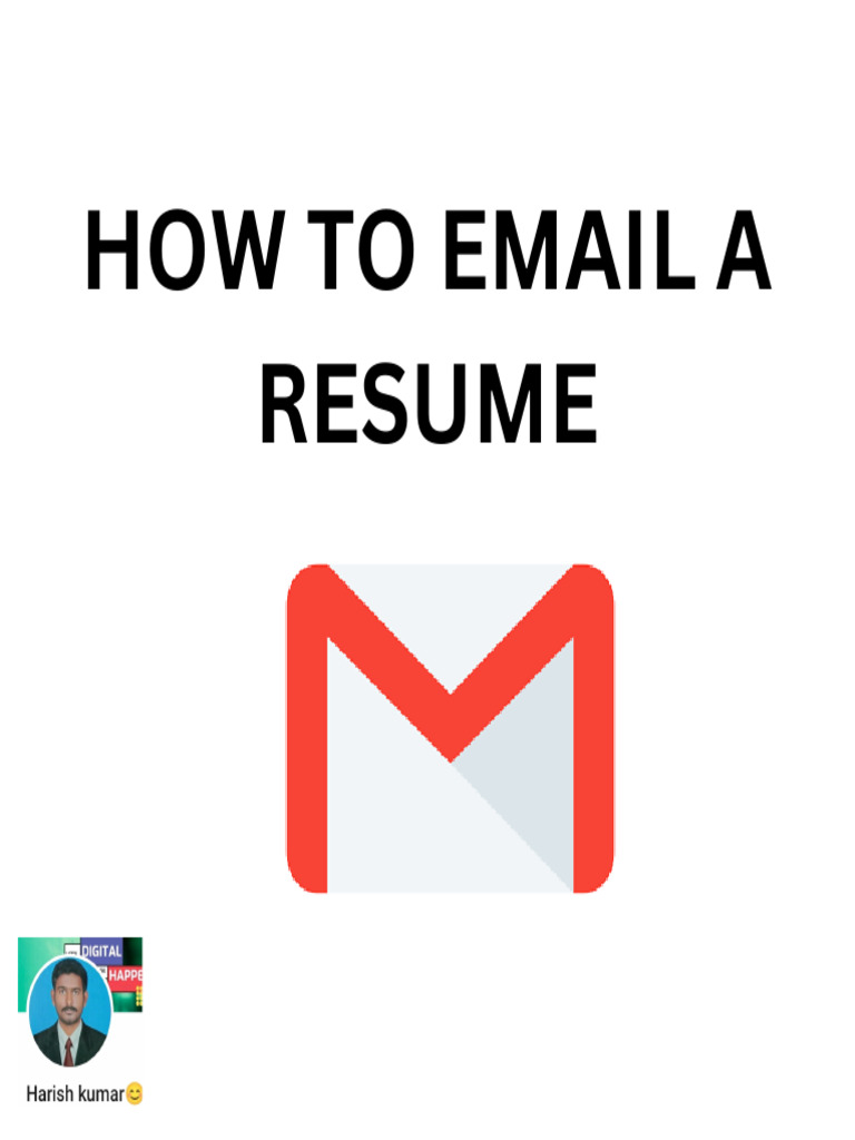 How To Email A Resume | PDF