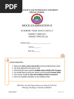 KCBE Science QA Exam Paper. Final | PDF | Chemical Compounds | Ion
