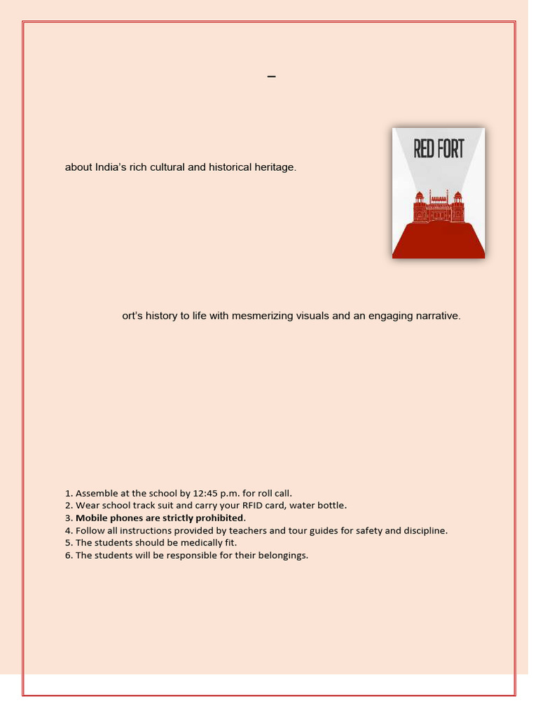 20250210012432Red fort | PDF