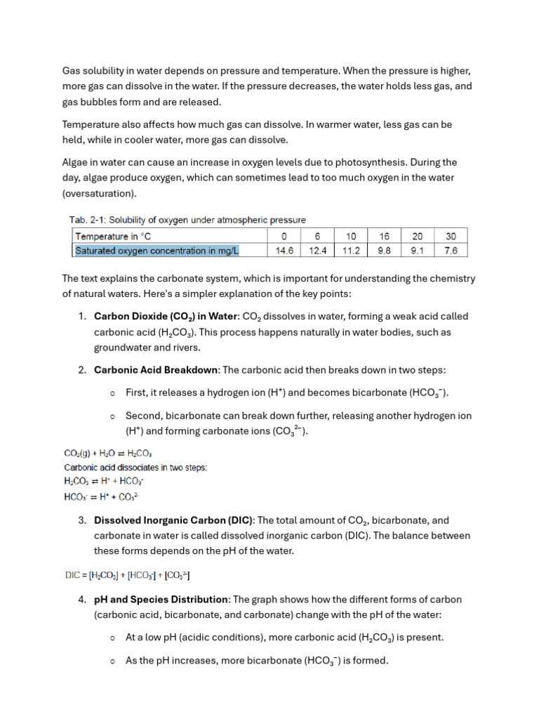 Carbon Dioxide (CO ) in Water | PDF | Ph | Alkalinity