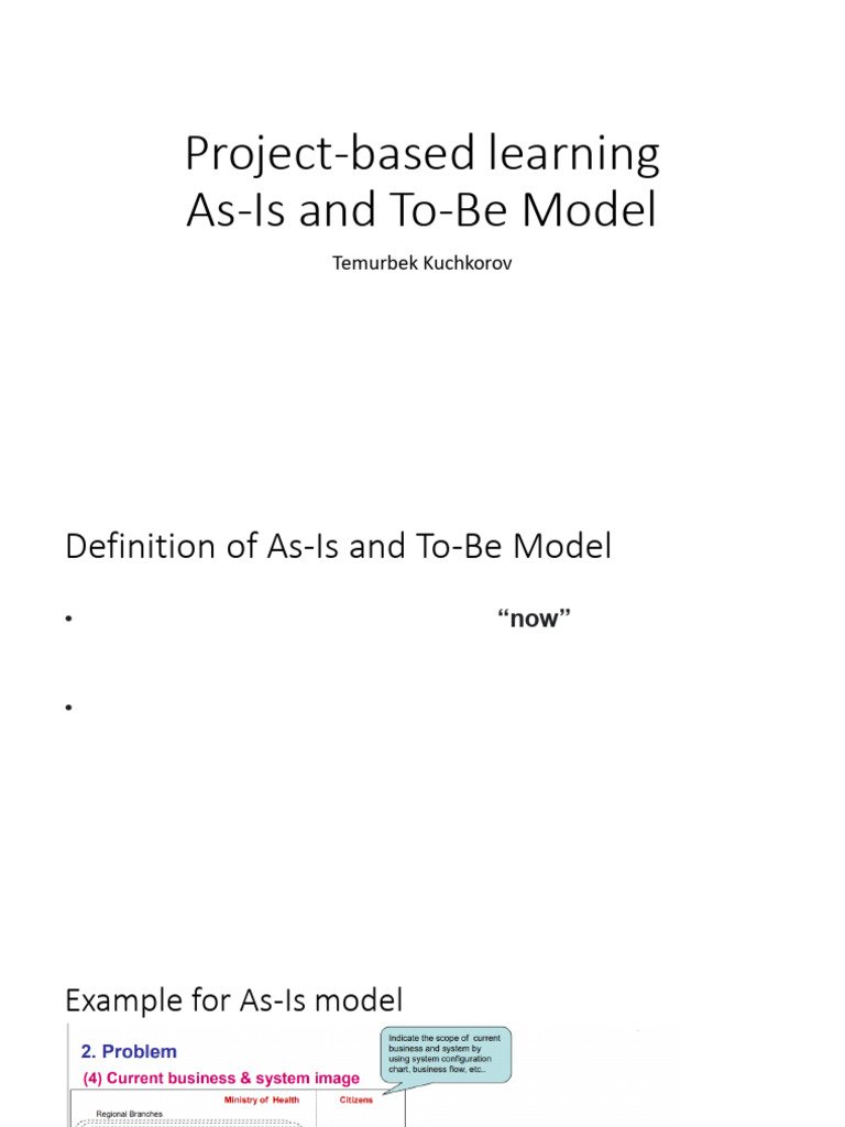 As-Is and To-Be Process Models | PDF