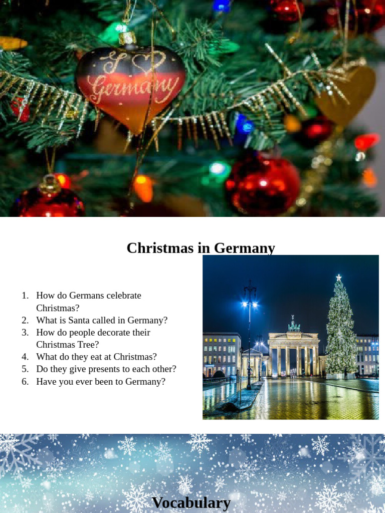 German Christmas Traditions Explained | PDF