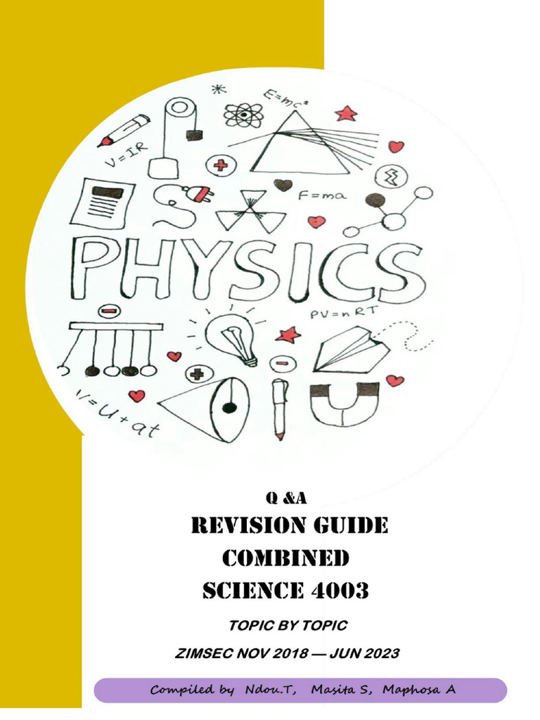 4003 Physics Section Revision Guide | PDF