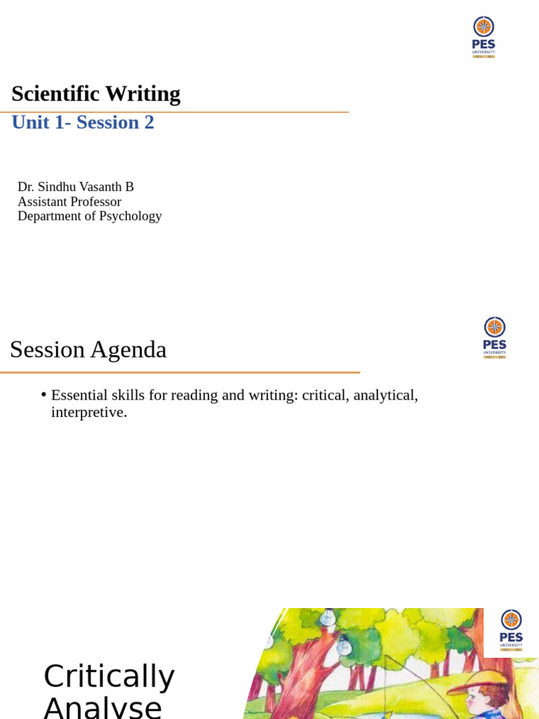 Essential Skills for Scientific Writing | PDF | Critical Thinking ...