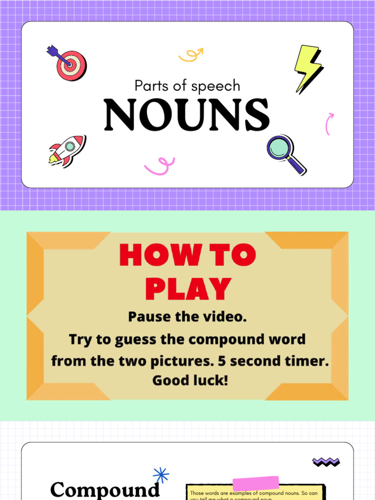 Understanding Compound Nouns and Plurals | PDF