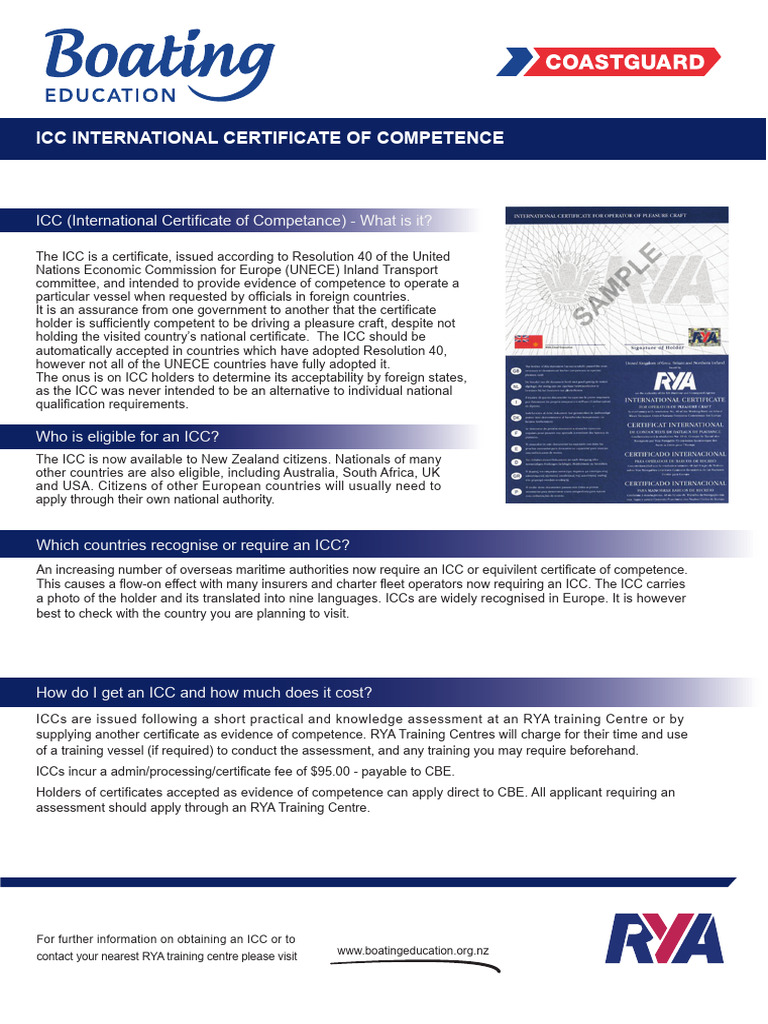 Icc Info Form V3 | PDF