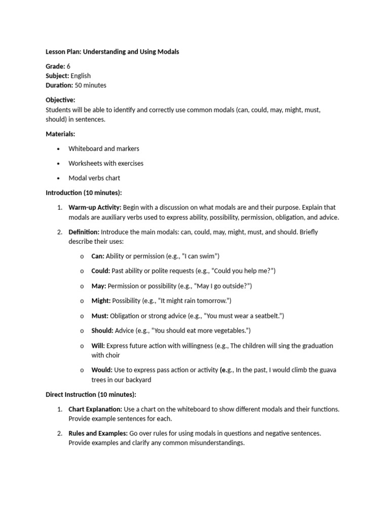 Lesson Plan | PDF | Linguistic Morphology | Linguistic Typology