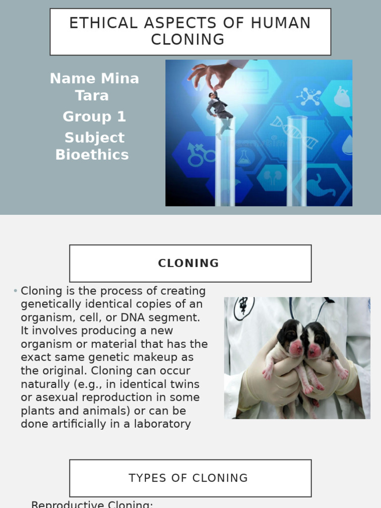 Bioethics 1 | PDF | Cloning | Molecular Cloning
