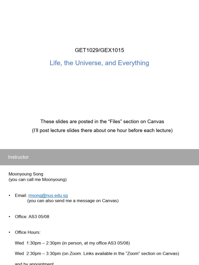 LUE 2024 Week 1 Introduction Student Version | PDF | Sat | Quiz