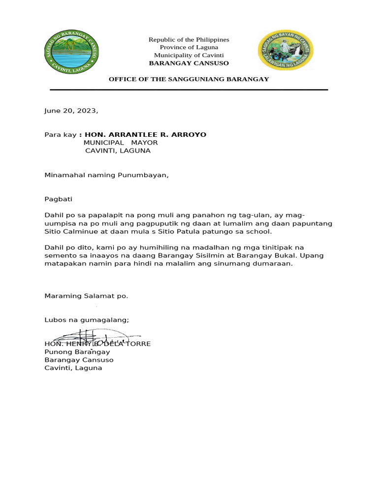 Panambak Sa Klsada Part 2 | PDF