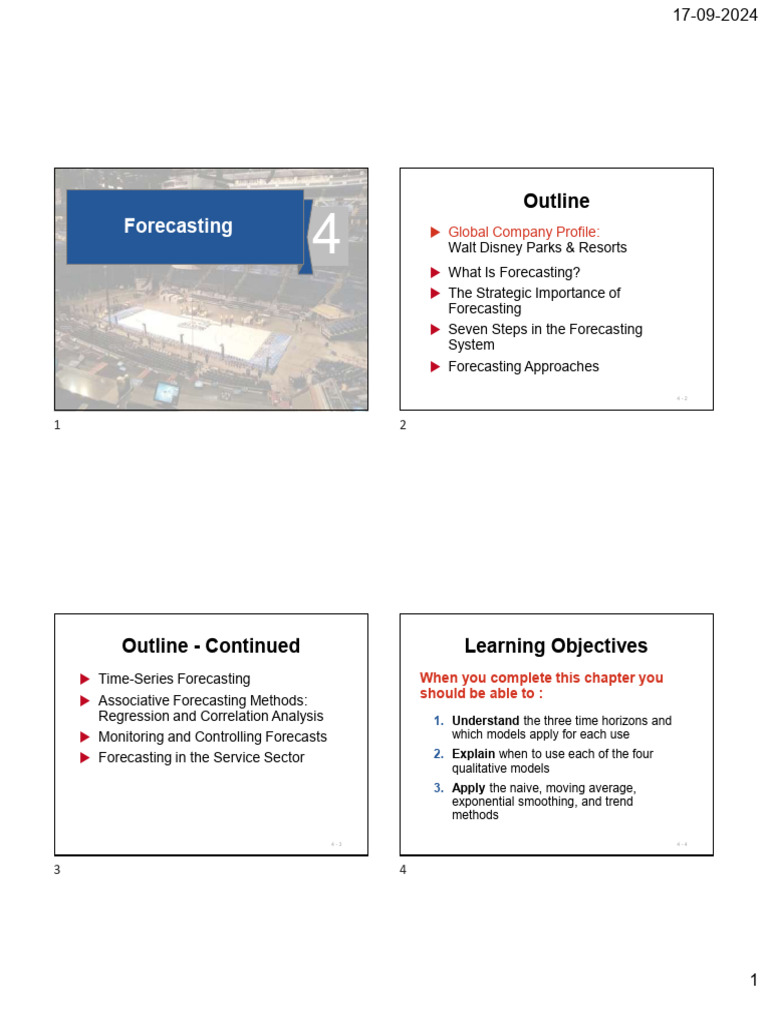 forecast | PDF | Forecasting | Moving Average