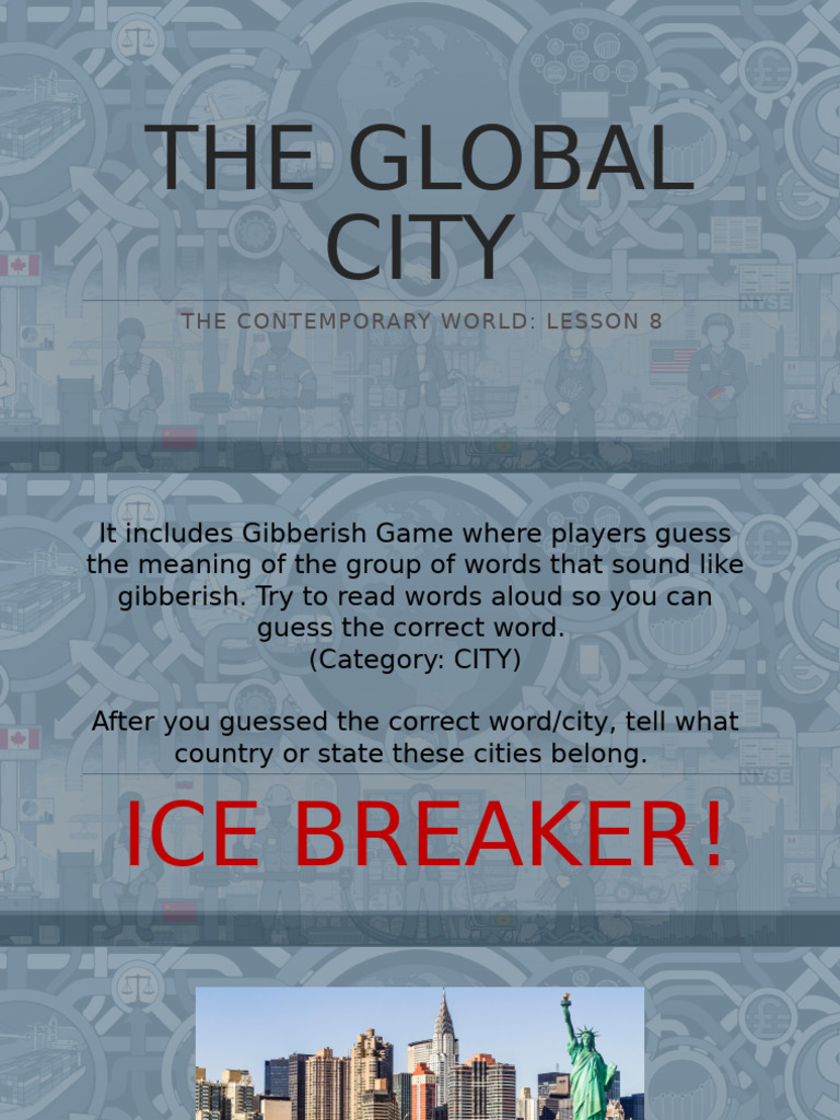 The Global City | PDF | Globalization | New York City