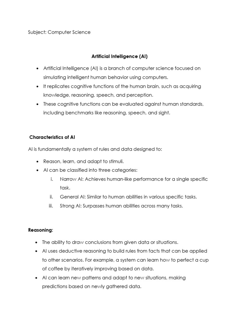 Artificial Intelligence Notes - L5 | PDF | Artificial Intelligence ...