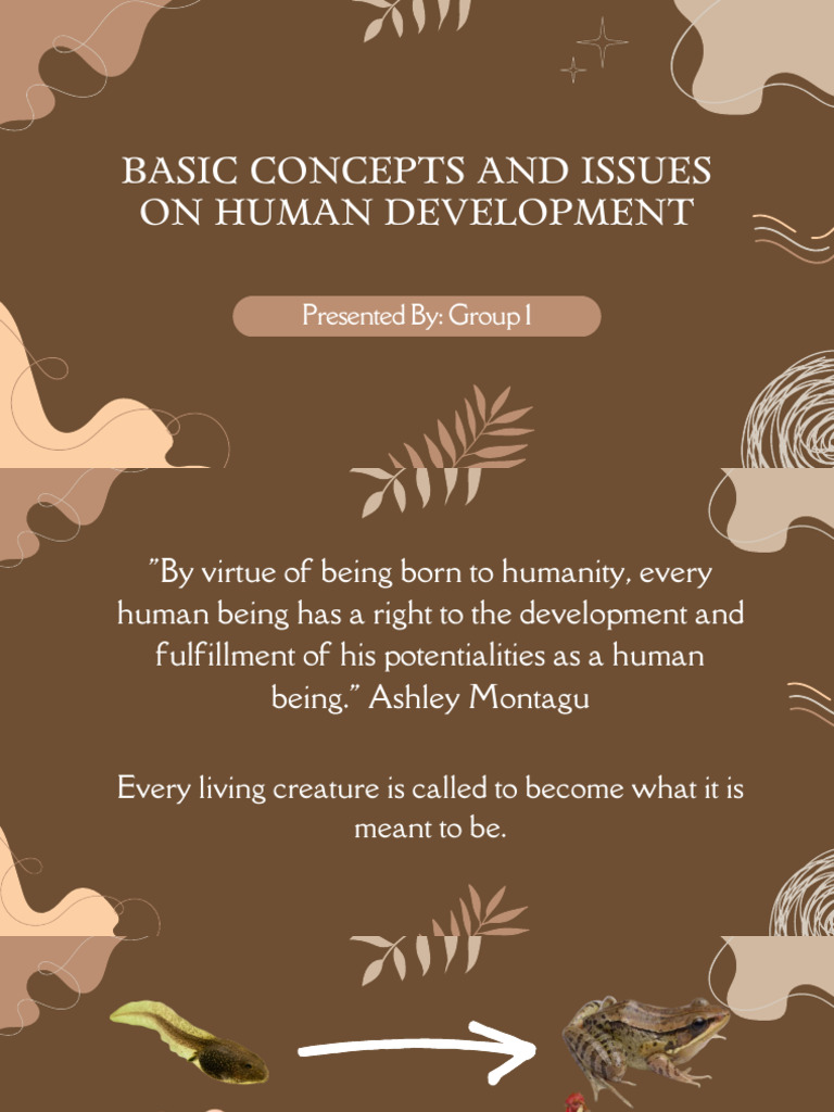 G1-BASIC-CONCEPTS-AND-ISSUES-ON-HUMAN-DEVELOPMENT-1 | PDF | Cognitive Science | Social Psychology