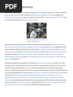 Basics of Mechanical Engineering | PDF