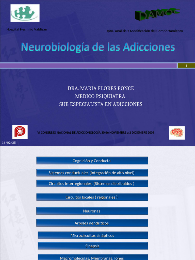 Neurobiología de Las AdiccionesVI Congreso2009id | PDF | Dopamina
