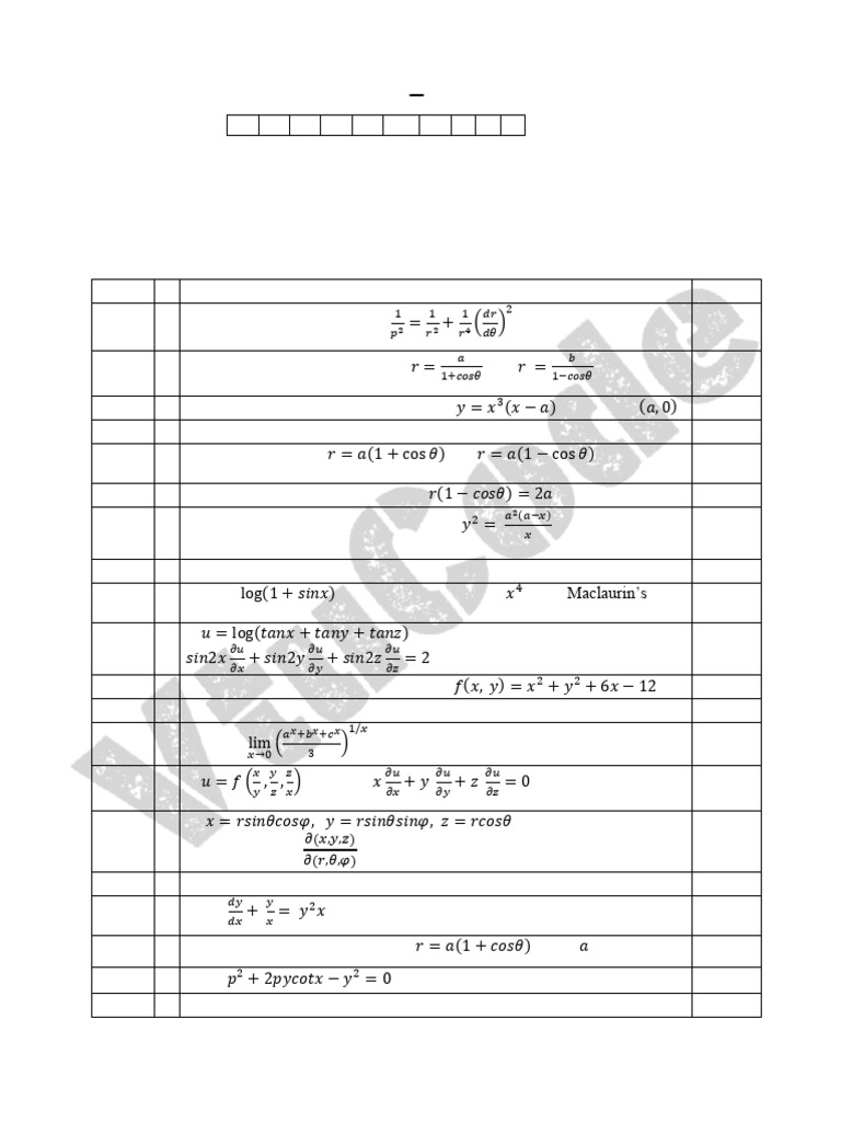 2MATS11 Model Set 2 Paper | PDF | Eigenvalues And Eigenvectors | Mathematical Physics