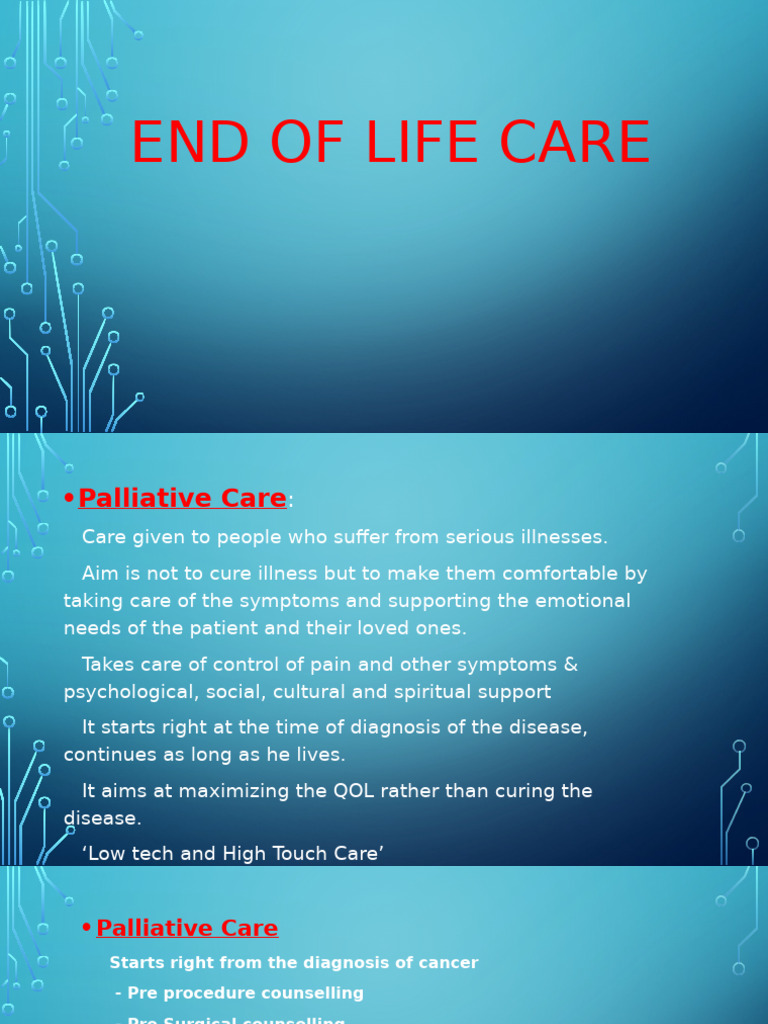 Presentation 2 | PDF | Palliative Care | End Of Life Care