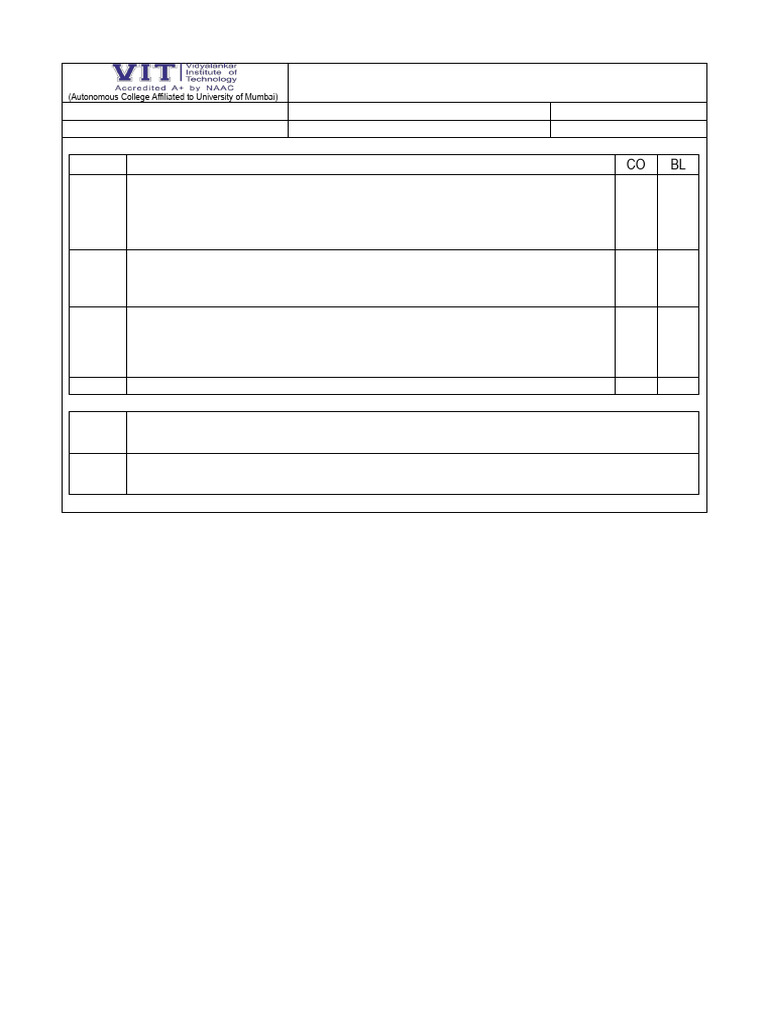 MSE-1 Q Paper-Engg Curves | PDF
