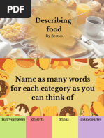 TASK 2 Part A Words To Describe Food Sensory Evaluation | PDF