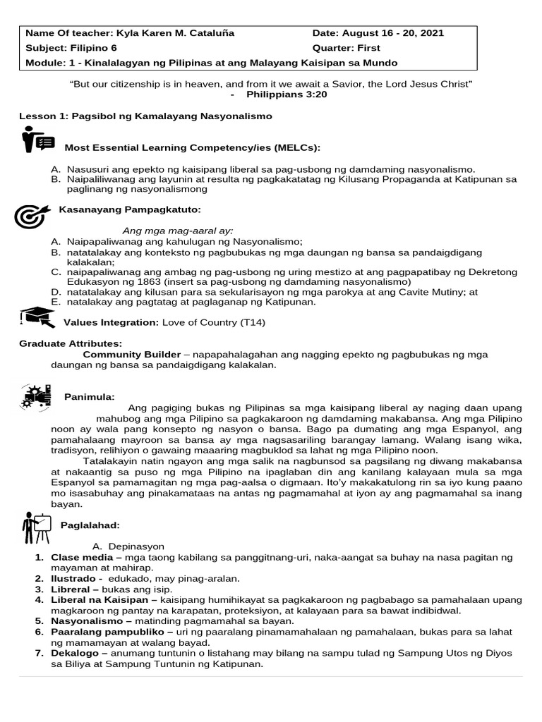 AP 6 - Lesson 1 - Final | PDF