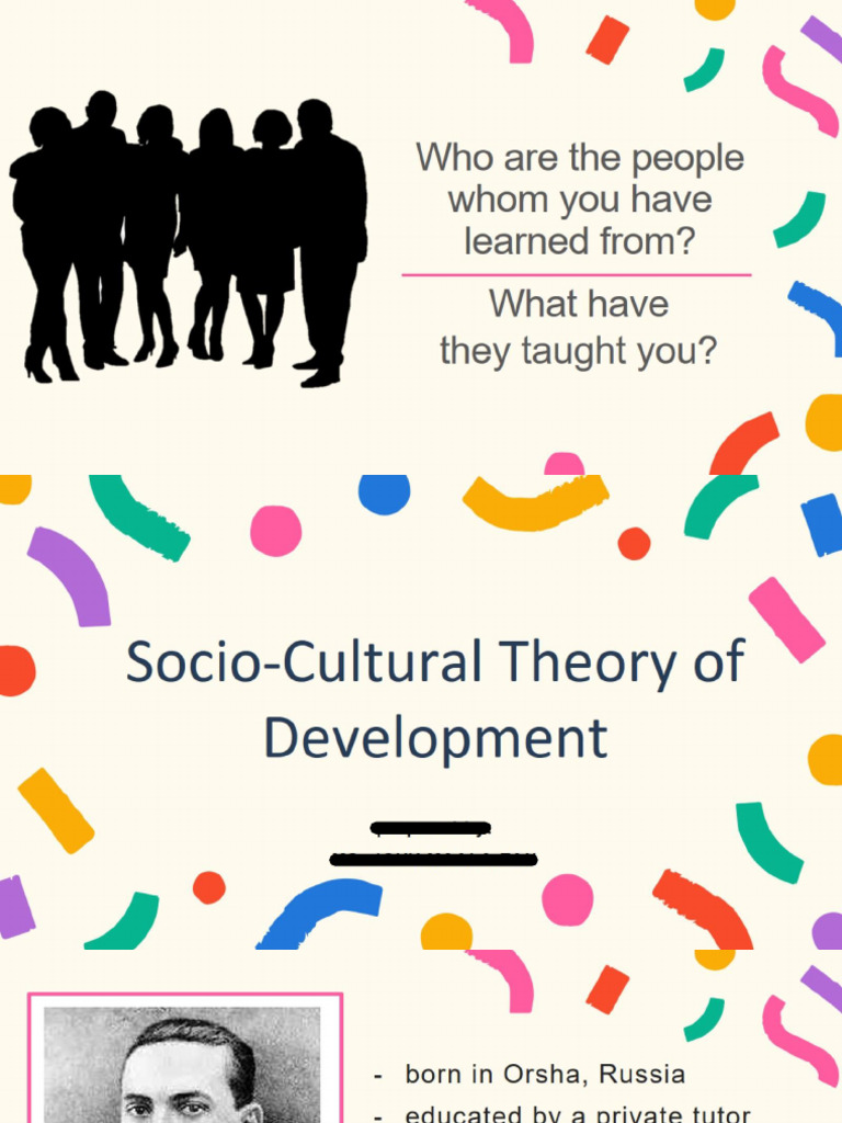 Lesson 6 Socio Cultural Theory of Dev Student... Jjreyes | PDF