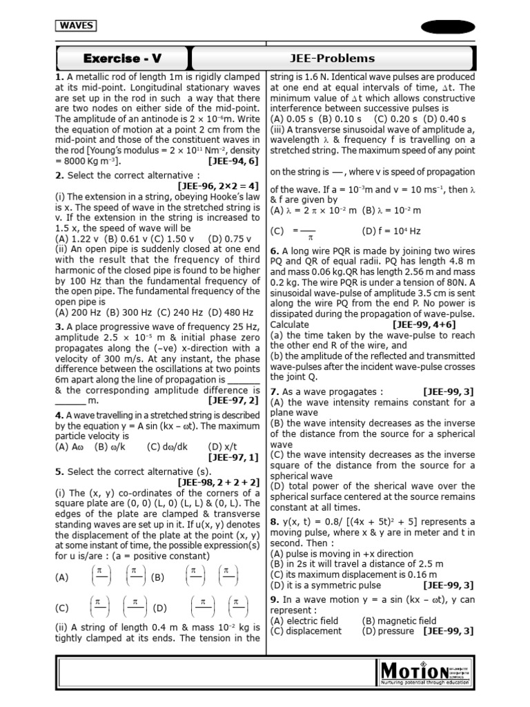 Exer.5 | PDF | Waves | Resonance