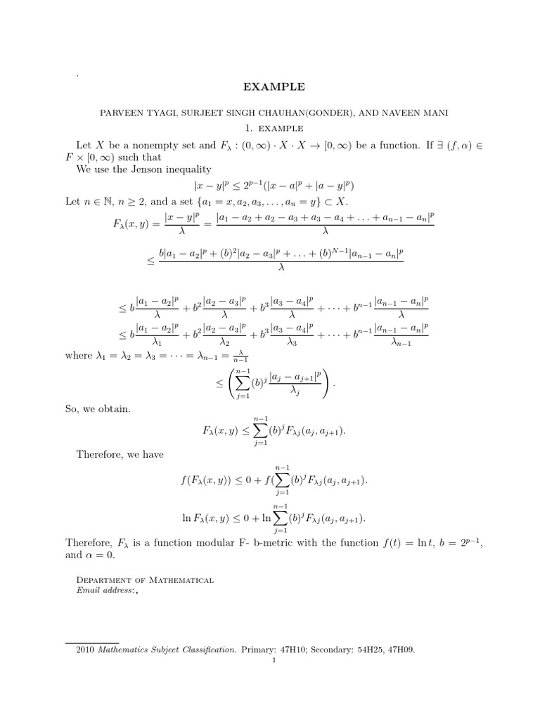 Function Modular F-b-Metric Analysis | PDF