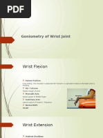 Goniometry of Cervical Spine | PDF