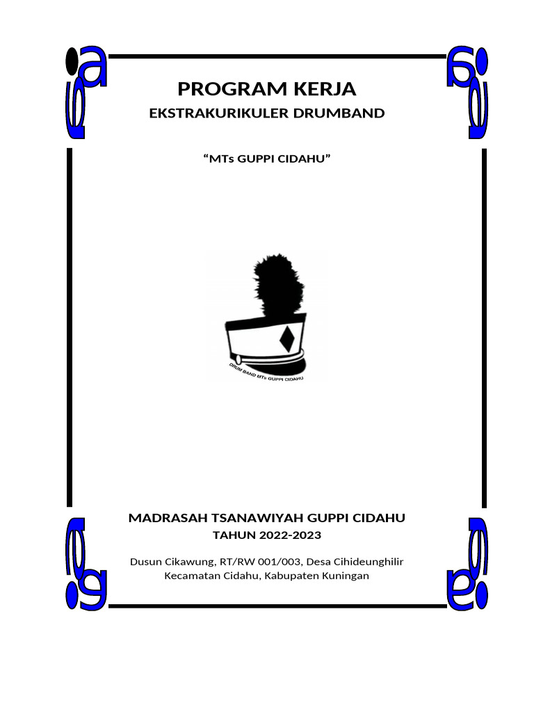 Program Kerja Drum Band 24 Fix | PDF