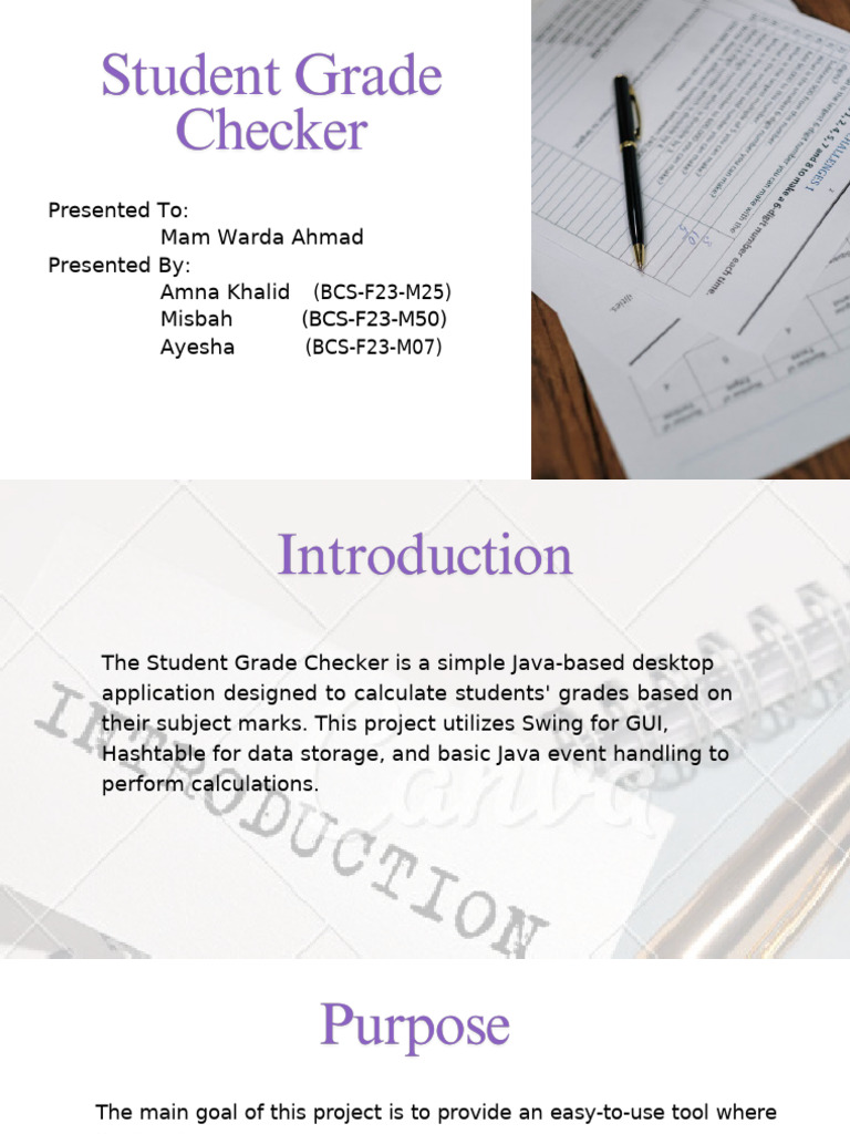 Grade Checker | PDF