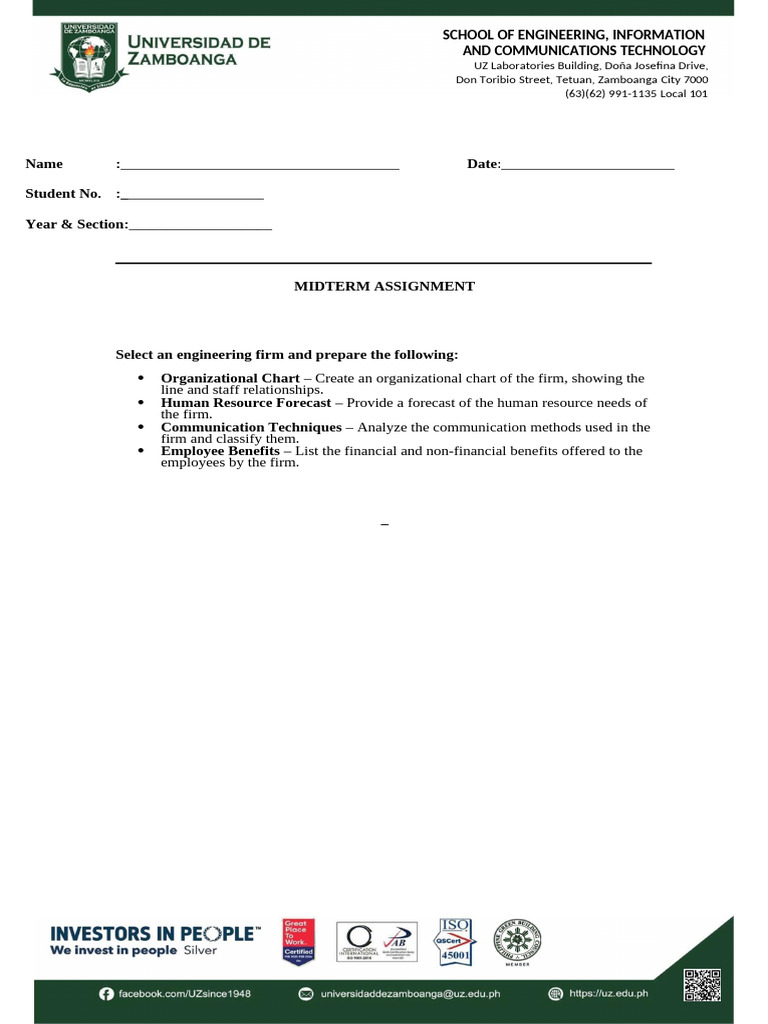 Assignment (Midterm) | PDF