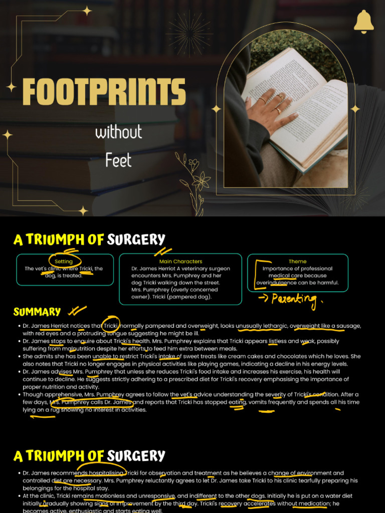 Footprints Without Feet (Detailed Explanation) | PDF