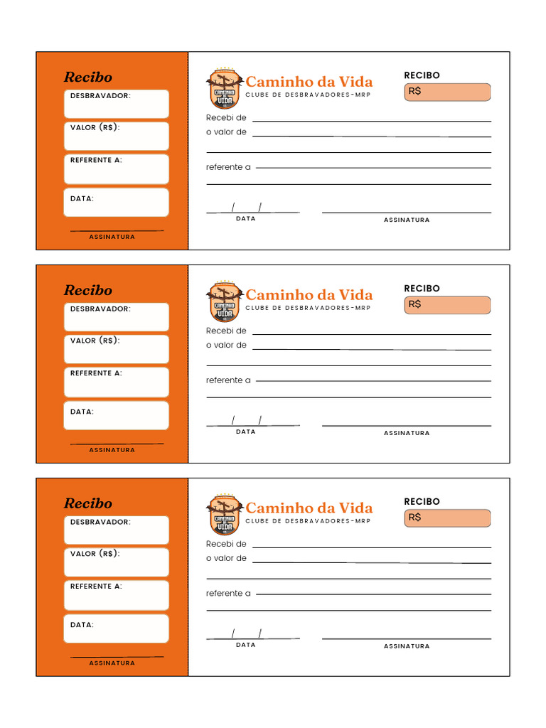 Bloco de Recibos Talão de Pagamento Psicóloga Minimalista Dourado e ...