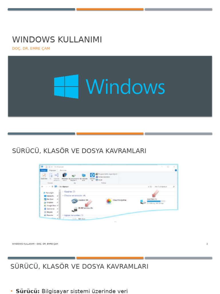 Windows Kullanimi | PDF