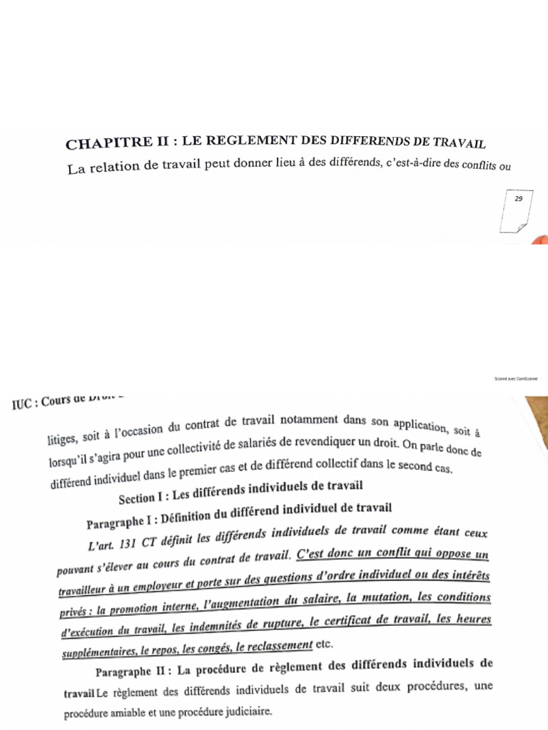6 Le Règlement Des Différends de Travail | PDF