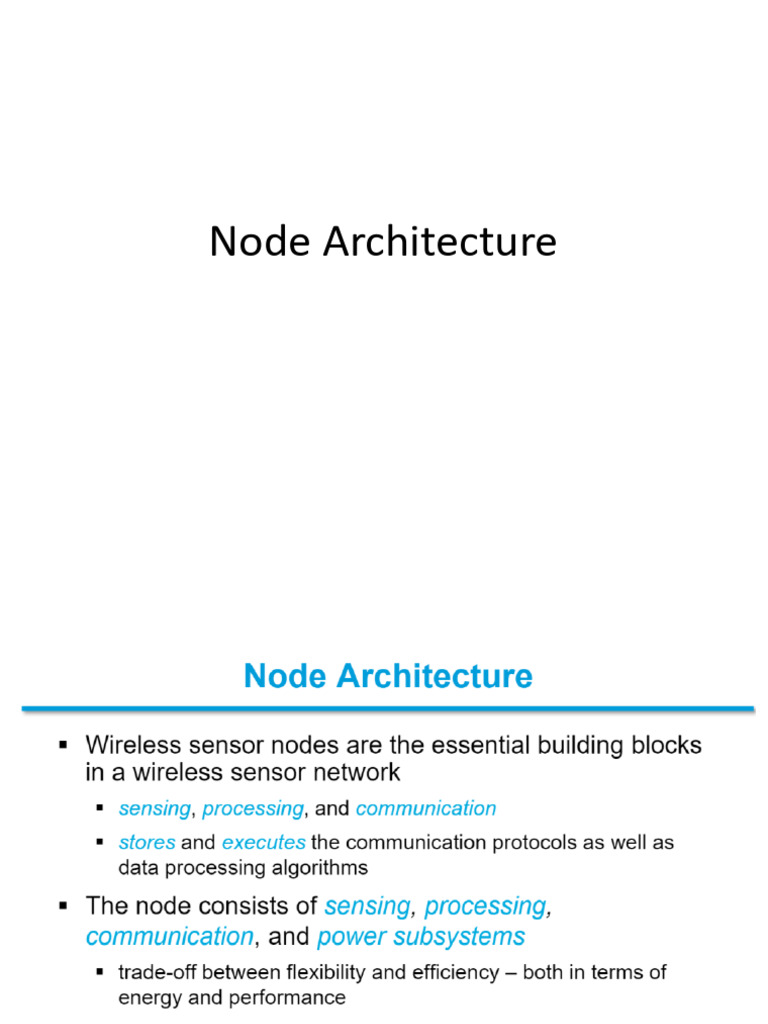 2a WSN Unit-2 1 | PDF | Field Programmable Gate Array | Digital Signal Processor