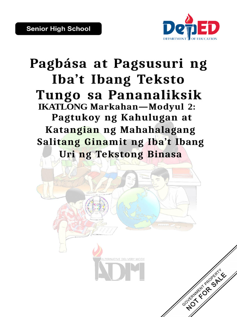 PAGBASA AT PAGSUSURI Modyul 1 | PDF